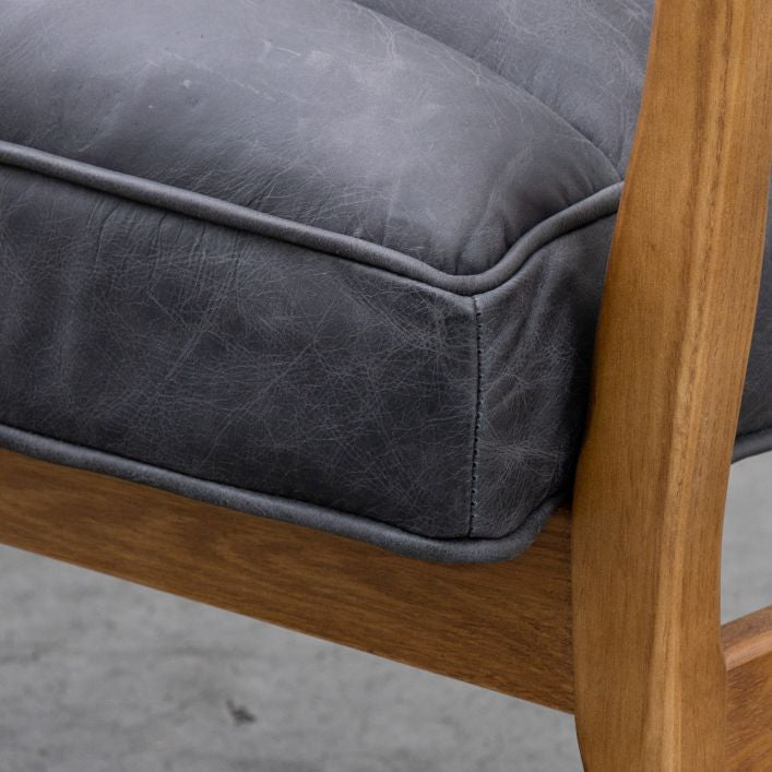 MARCUS 2 Seat Sofa in Antique Ebony